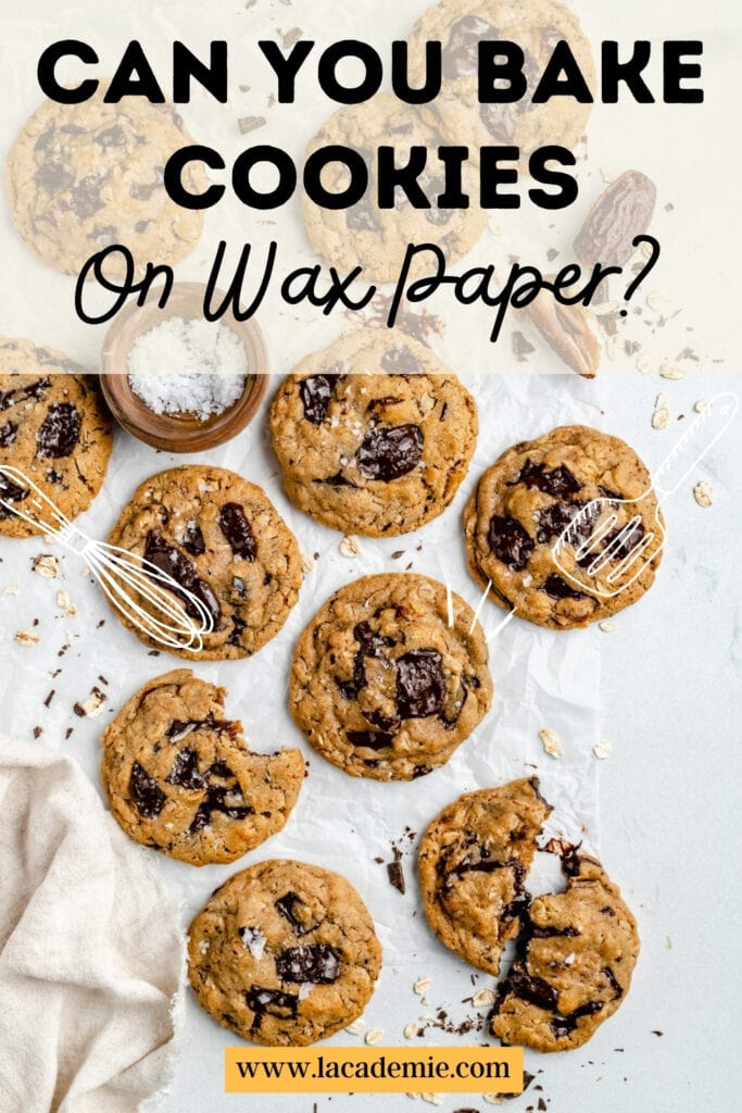 Is it safe to eat cookies baked on wax paper?