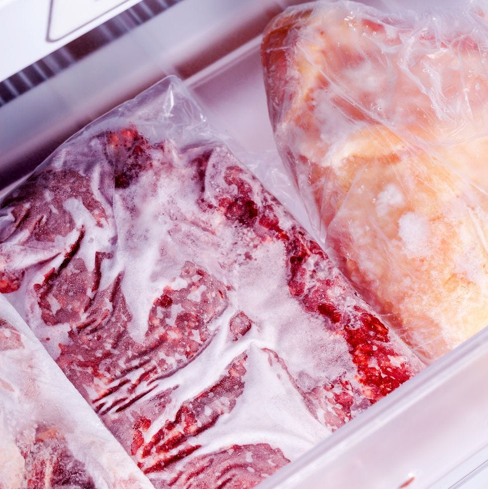 Is it safe to eat meat that has been frozen?