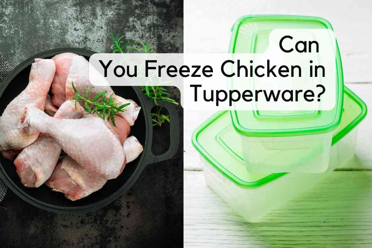 Is it safe to freeze meat in Tupperware?