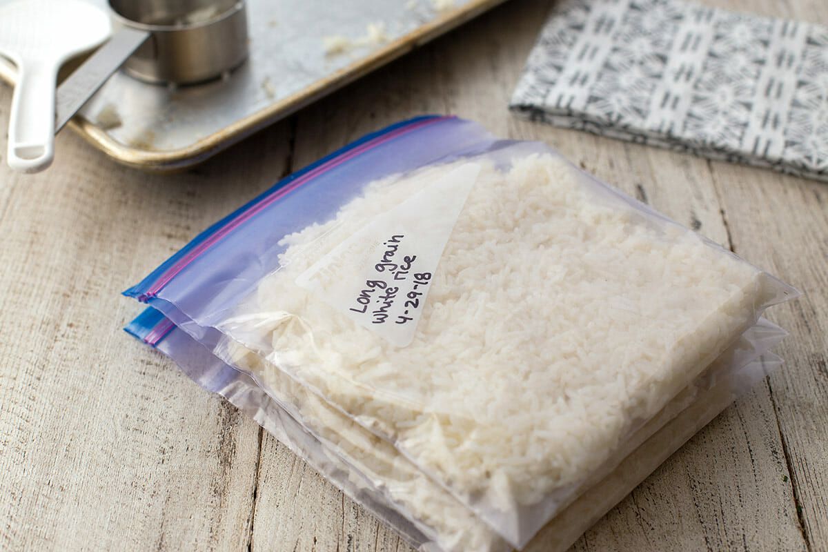 Is it safe to freeze rice?