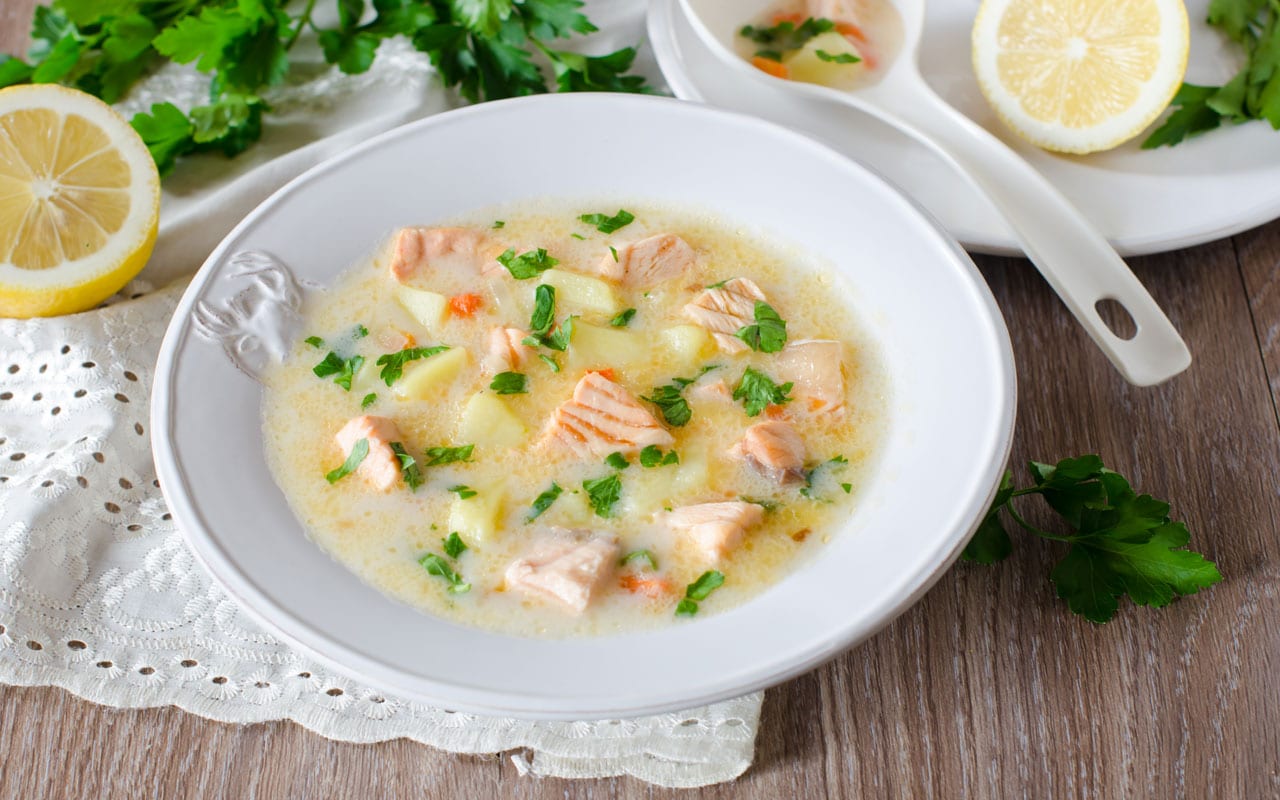 Is it safe to reheat seafood soup?
