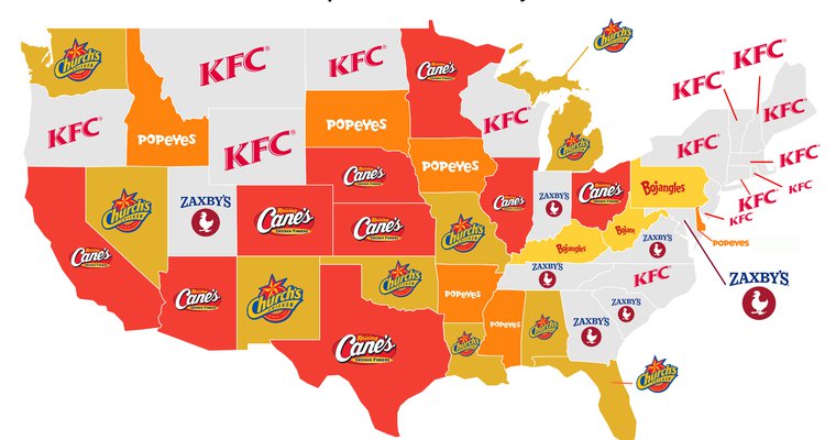 Is KFC popular US?