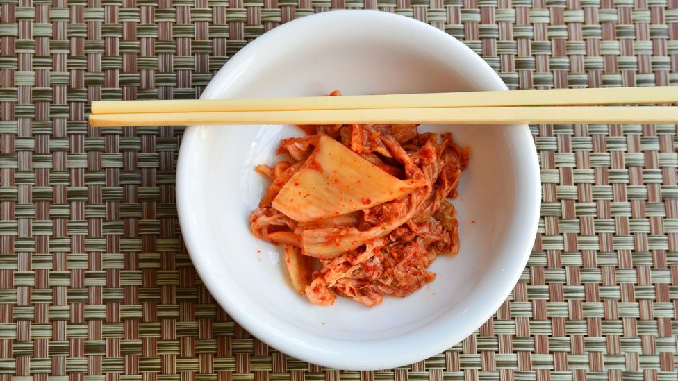 Is kimchi spicy or sour?