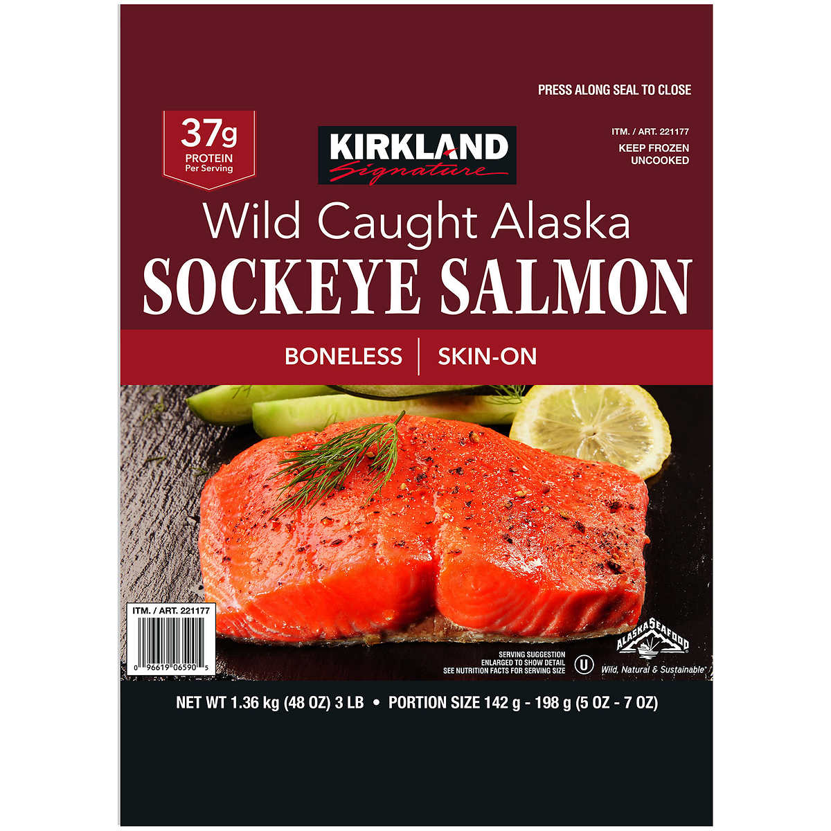 Is Kirkland salmon wild caught?