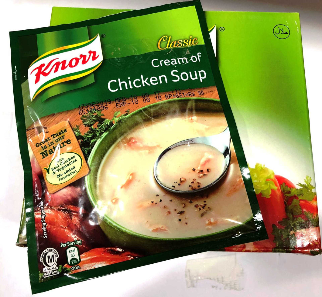 Is Knorr cream of chicken soup halal?