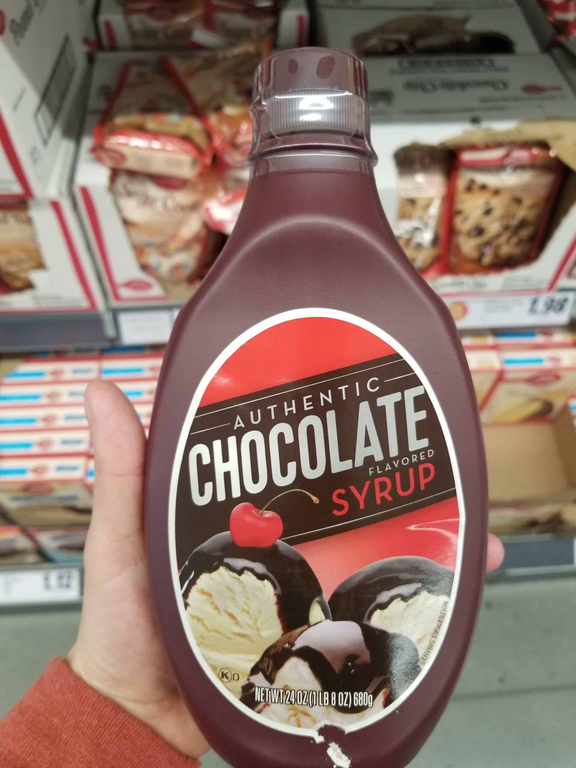 Is Lidl chocolate syrup vegan?