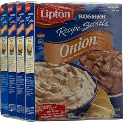 Is Lipton kosher onion recipe soup and dip mix gluten free?