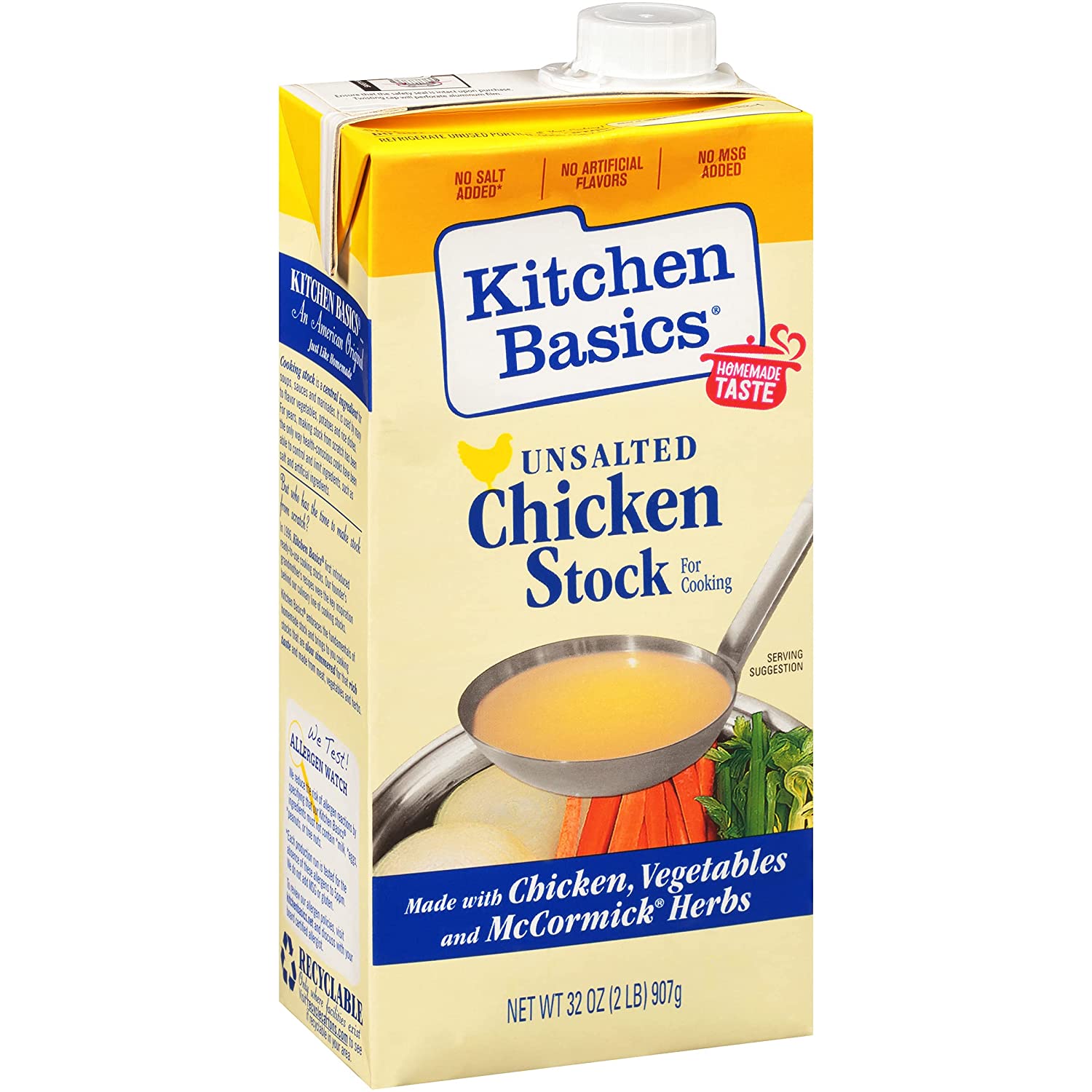 Is low-sodium chicken stock the same as unsalted?