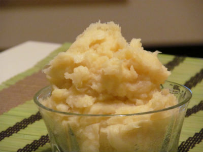 Is mashed potatoes a solid or liquid?