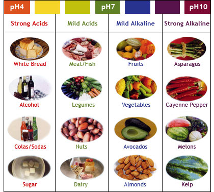 Is meat alkaline or acidic?