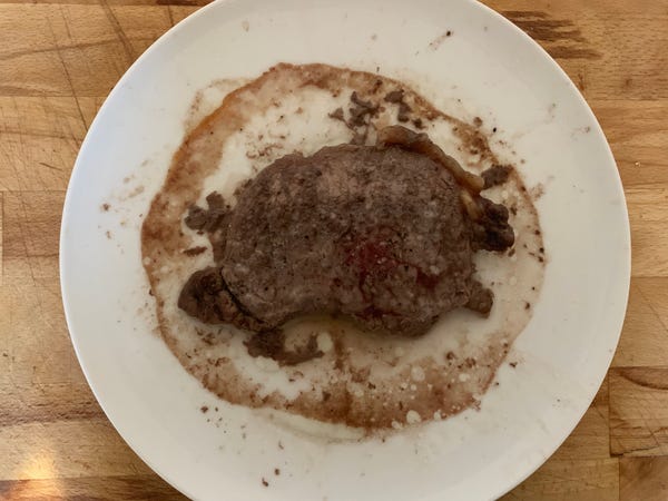 Is microwaved steak bad?