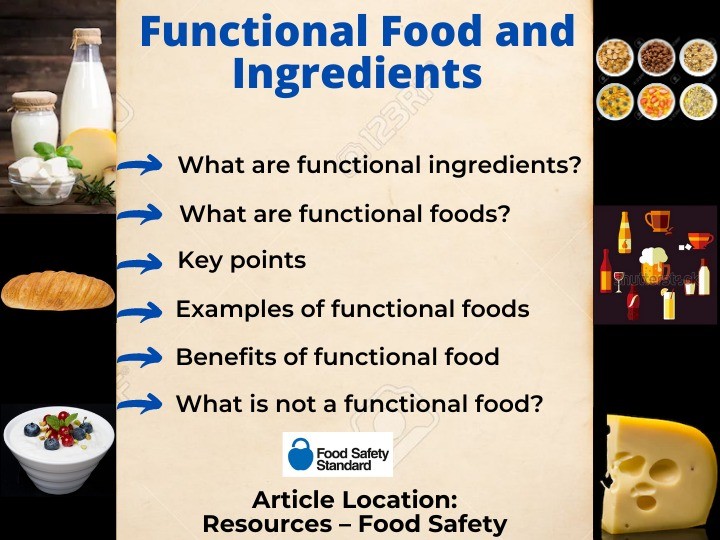 Is milk considered a functional food?