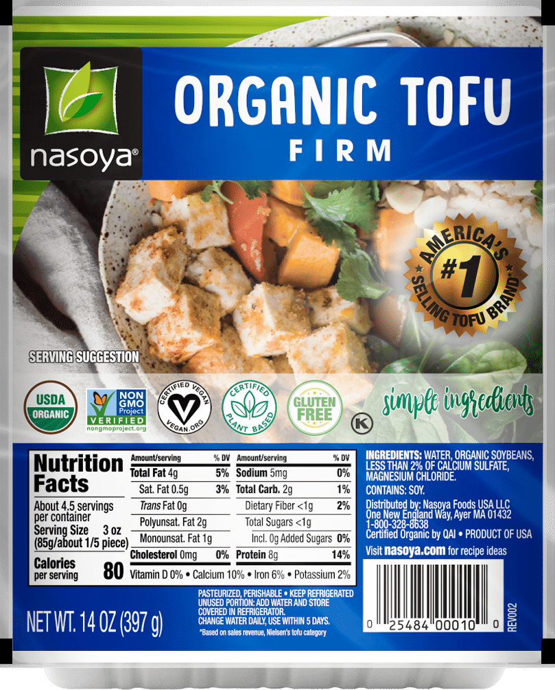 Is Nasoya organic?