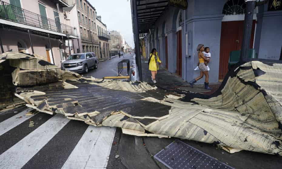Is New Orleans damaged by Ida?