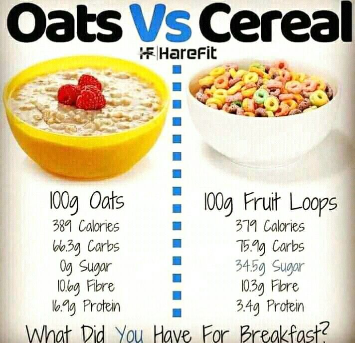 Is oatmeal better than cereal for weight loss?