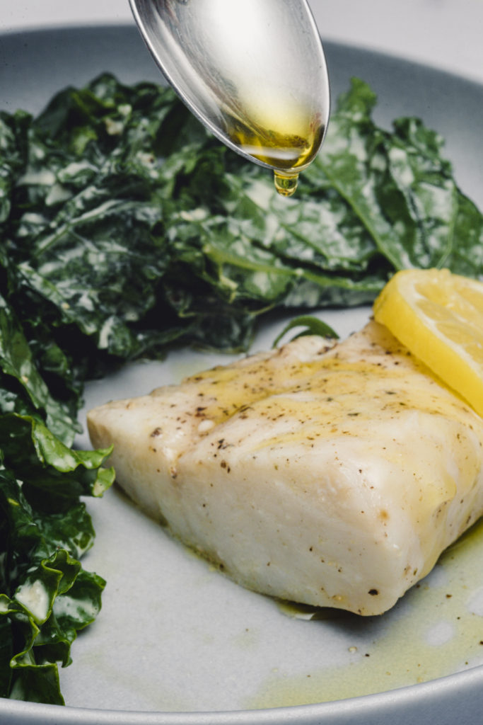 Is olive oil poached fish healthy?