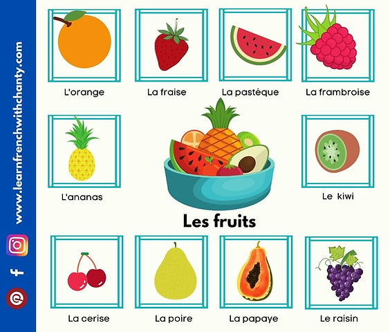 Is orange fruit masculine or feminine in French?