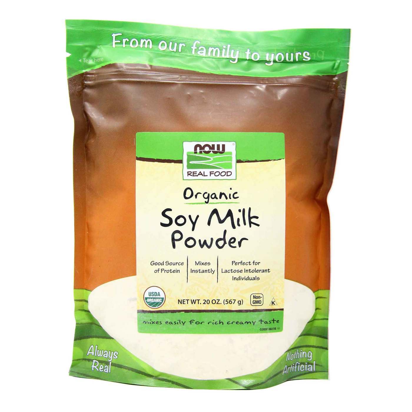 Is organic soy milk non-GMO?