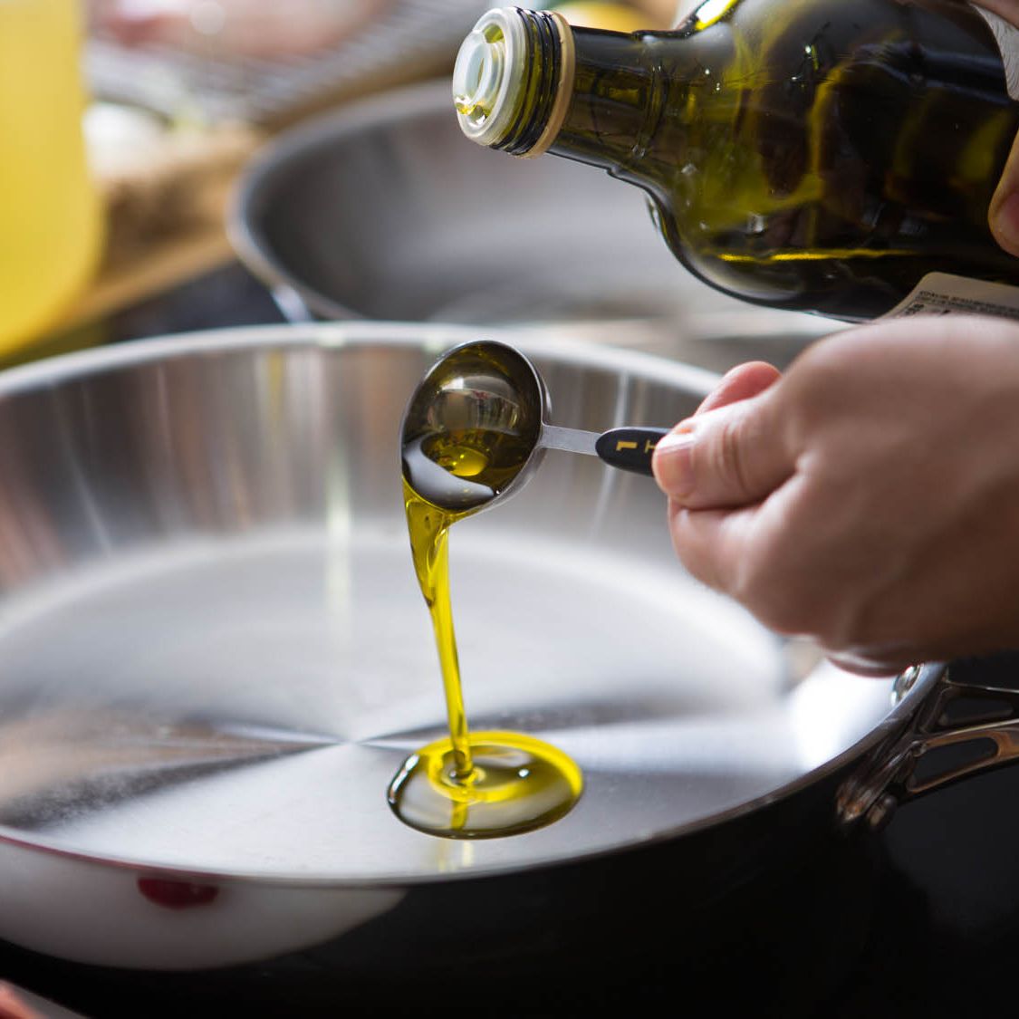 Is pan searing in olive oil healthy?