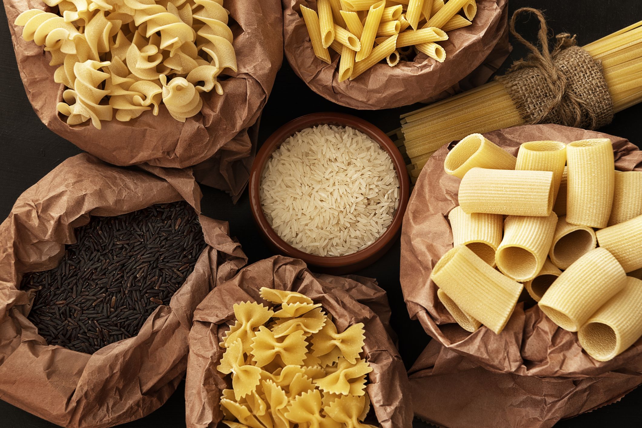 Is pasta and rice processed food?