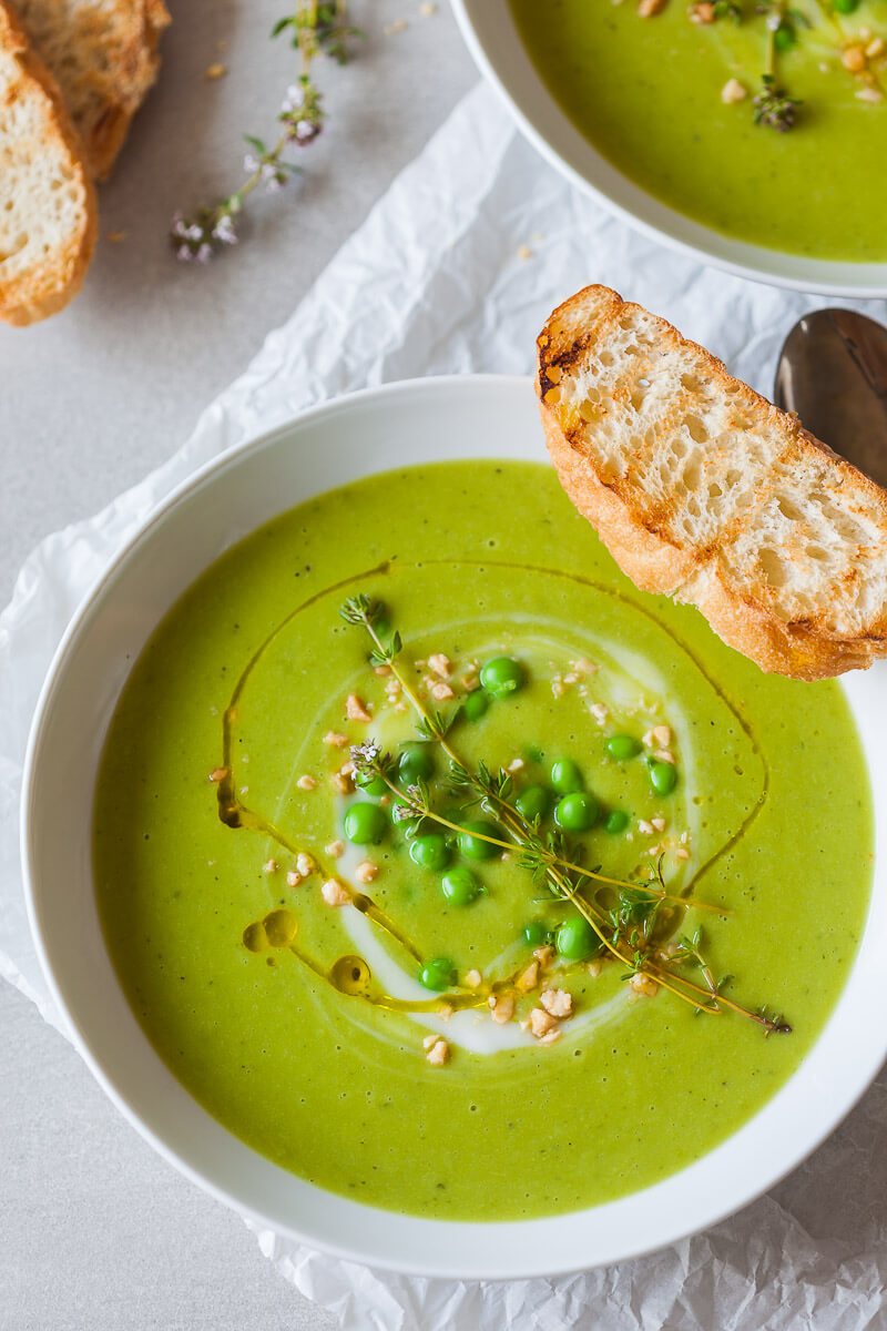 Is pea soup a healthy meal?
