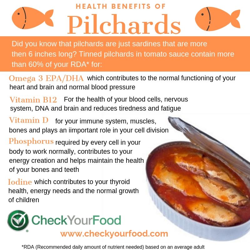 Is pilchards tin fish healthy?