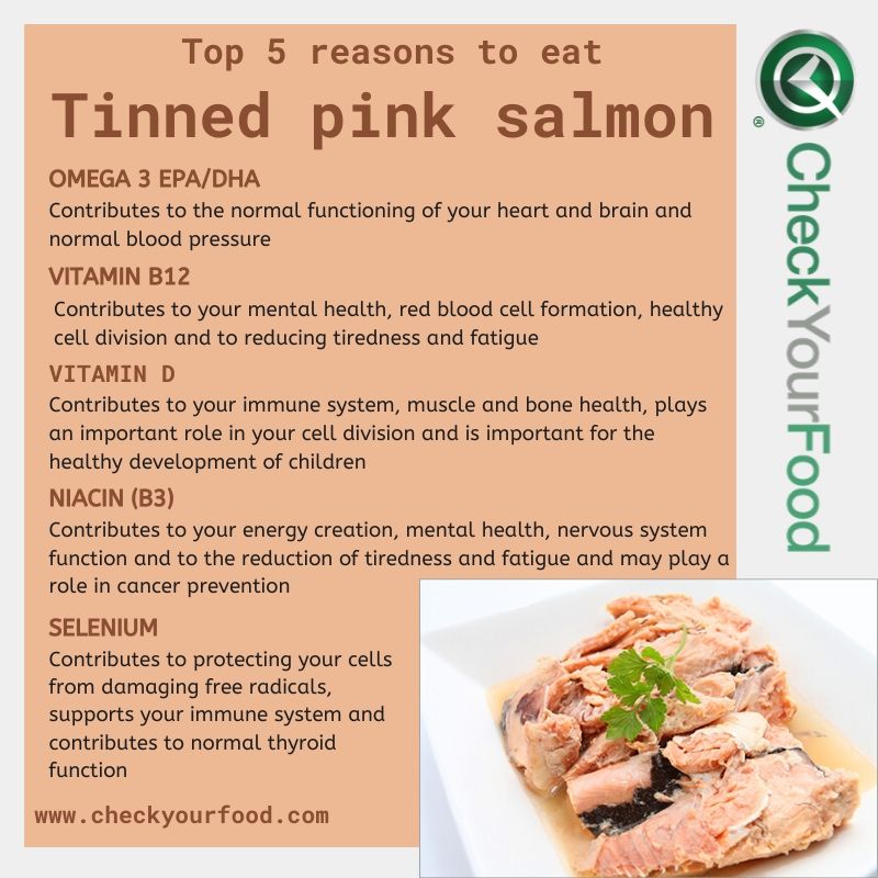 Is pink salmon in a can good for you?