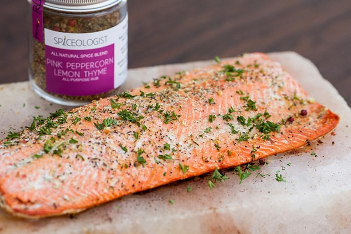 Is Pink salt good on salmon?