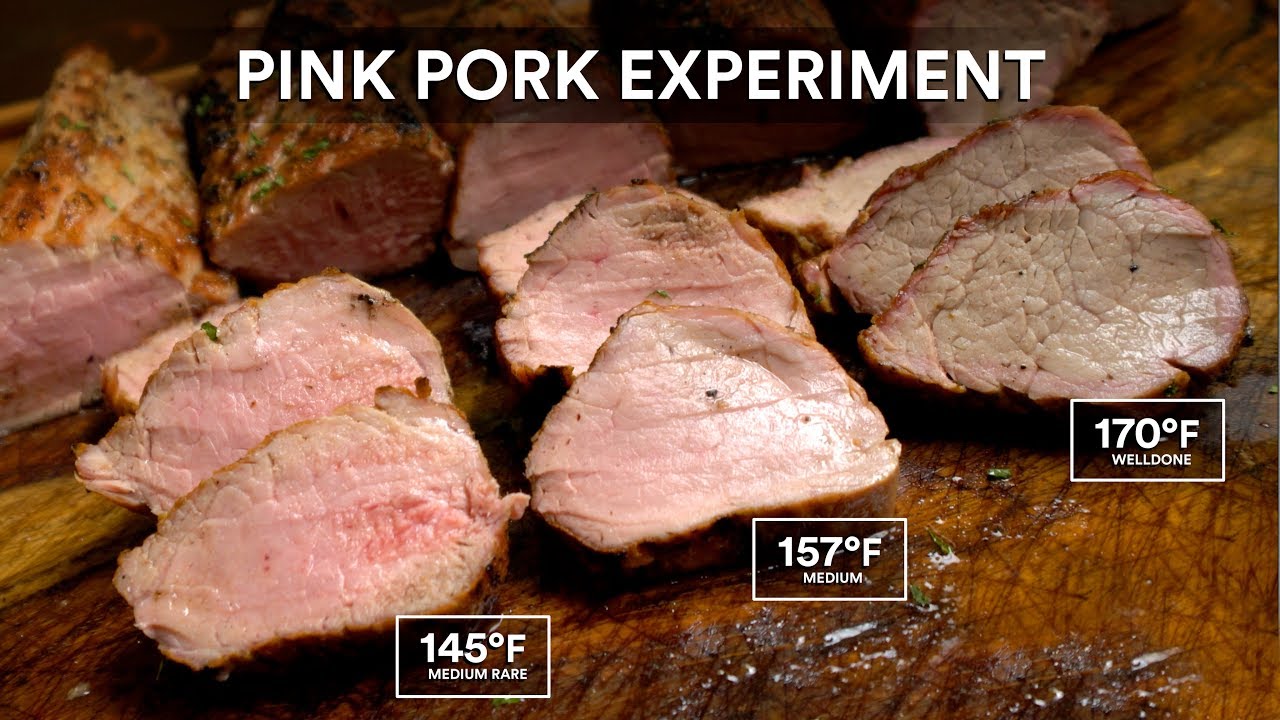 Is pork OK to eat slightly pink?