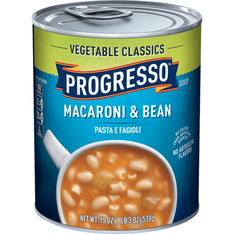Is Progresso macaroni and bean soup vegetarian?