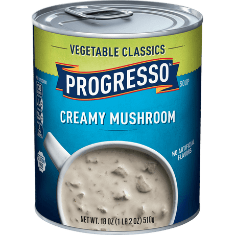 Is Progresso ™ Vegetable Classics creamy mushroom soup gluten free?