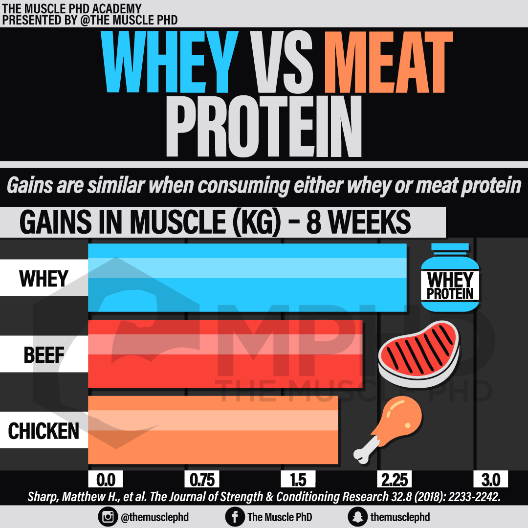 Is protein powder the same as meat protein?