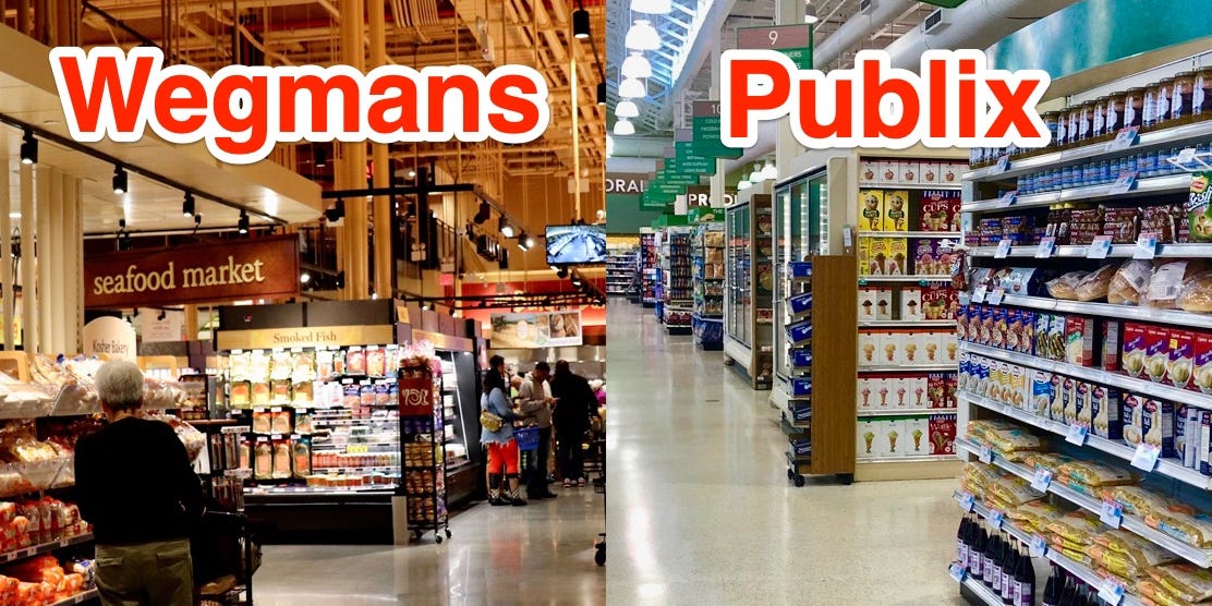 Is Publix the same as Wegmans?