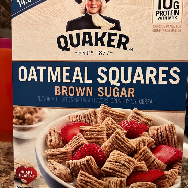 Is Quaker Oatmeal Squares brown sugar vegan?