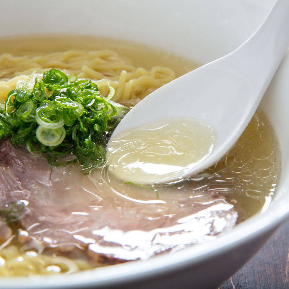 Is ramen broth considered clear?