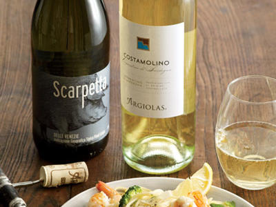 Is red or white wine better with shrimp?