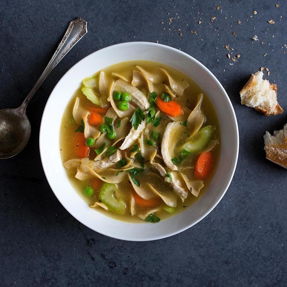 Is restaurant chicken soup healthy?