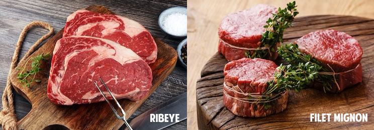 Is ribeye or filet mignon more expensive?