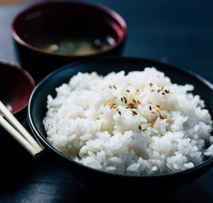 Is rice good before running?