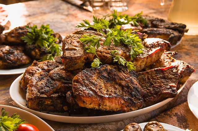 Is roasting a steak dry heat cooking?