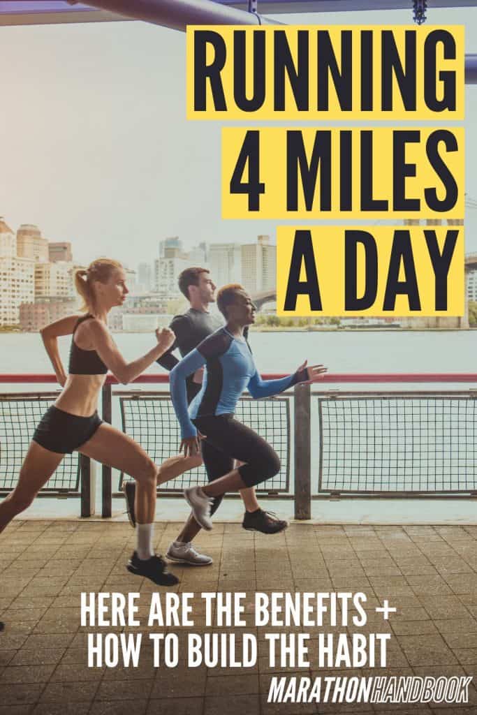 Is running 4 miles a day too much?