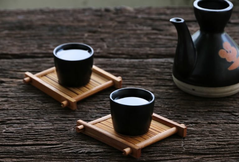 Is sake drank alone?