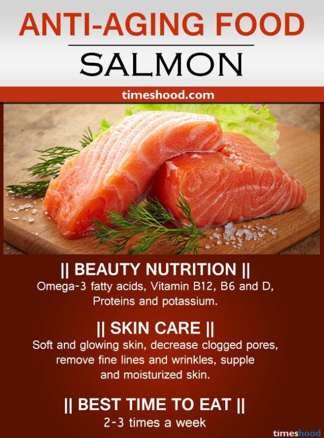Is salmon an anti-aging food?
