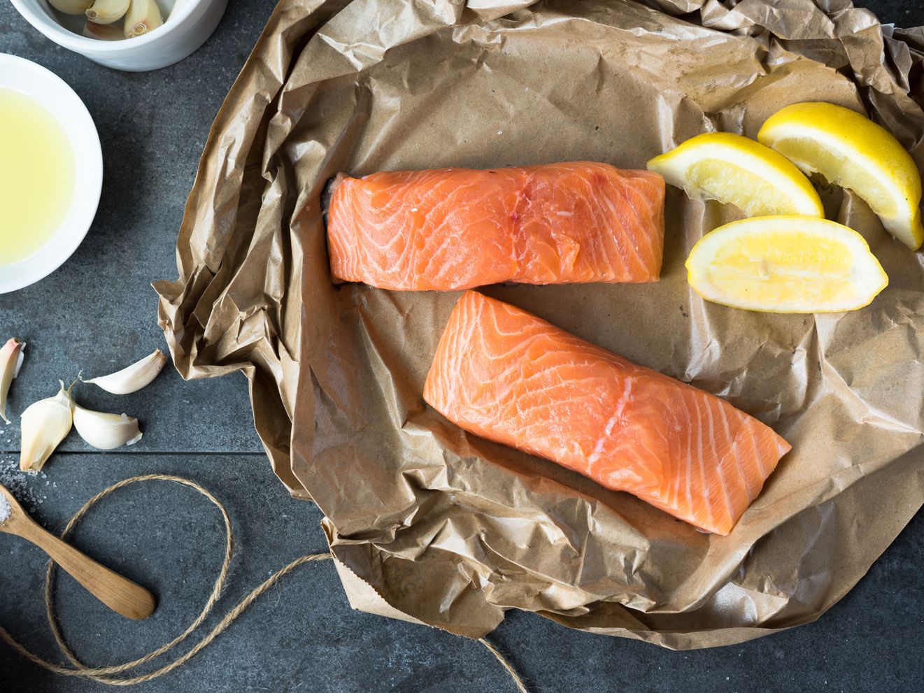 Is salmon ever fresh?