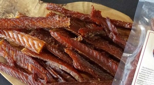 Is salmon jerky raw?