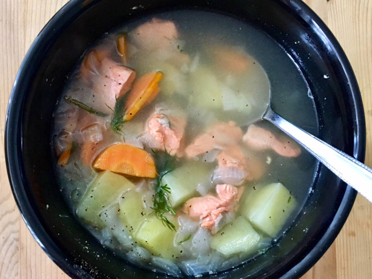 Is salmon soup easy to make?