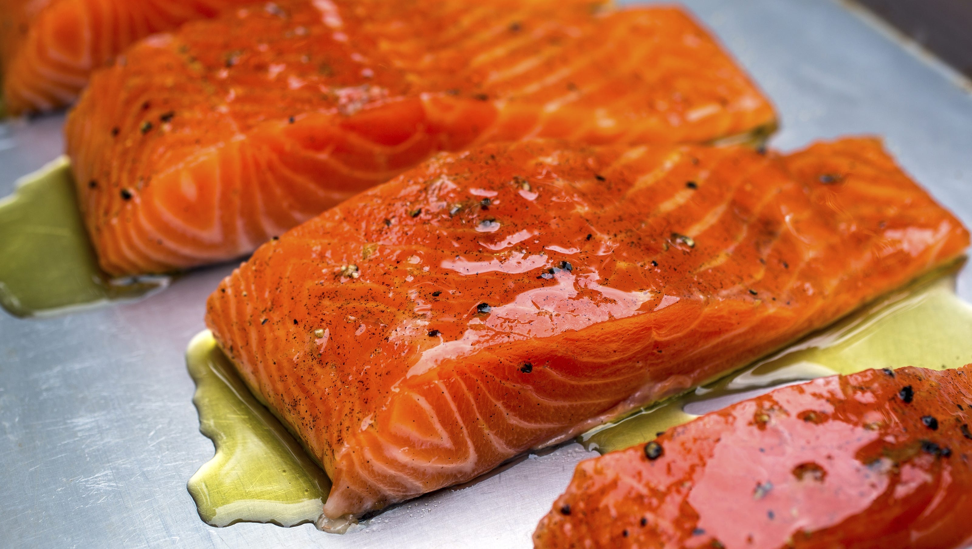 Is salmon the only red meat fish?