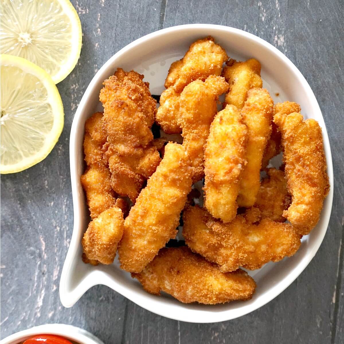 Is Scampi battered or breaded?