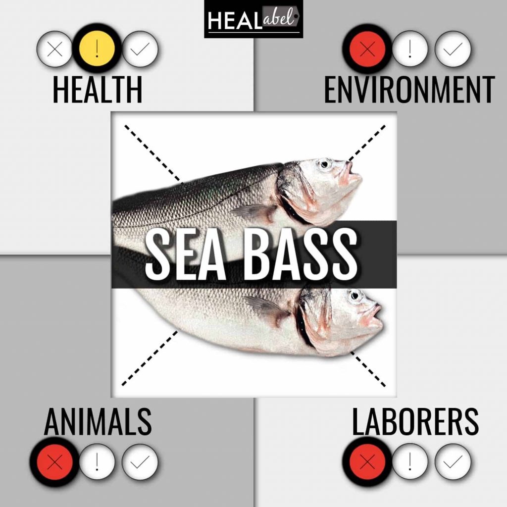 Is sea bass as healthy as salmon?