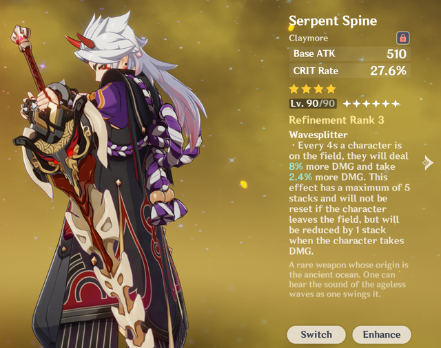 Is Serpent Spine good on Itto?